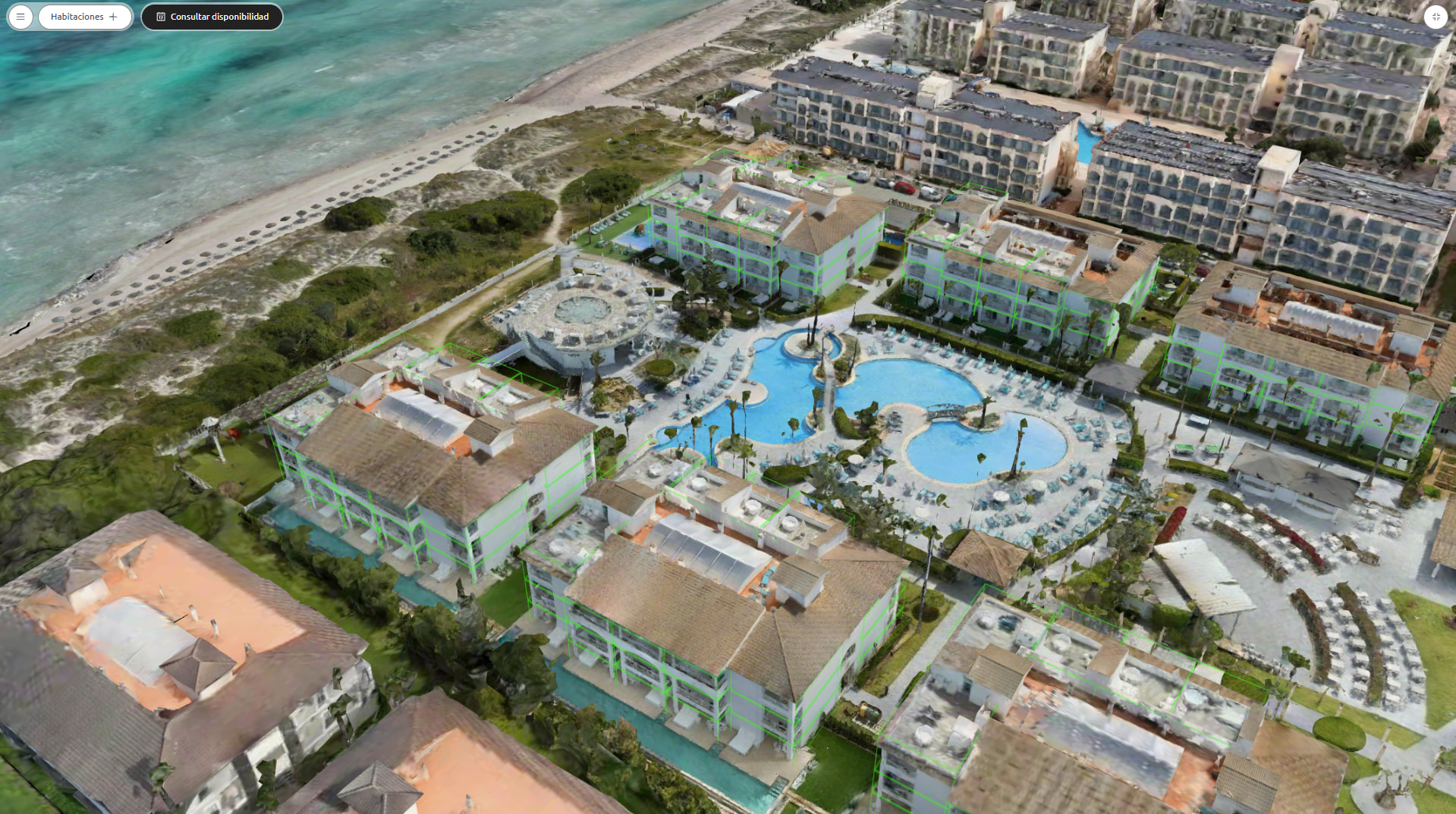 Explore your hotel before you arrive with our immersive booking system ...